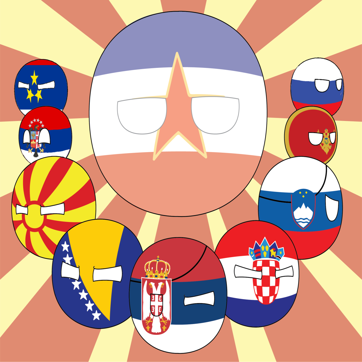 Countryballs Yugoslavia - Countryball Wiki ES